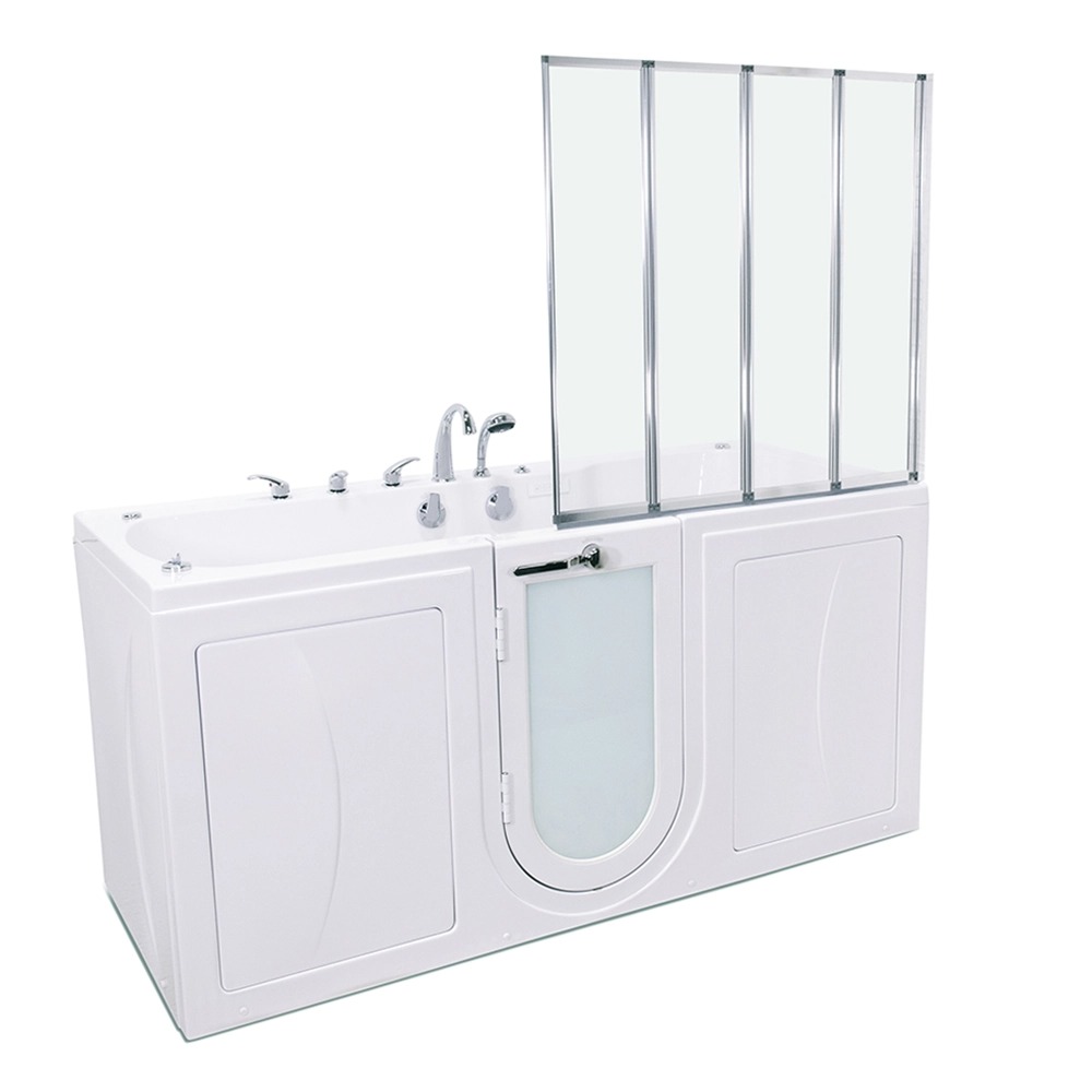 Two Seat Walk-in Bathtub Installation - TubToday