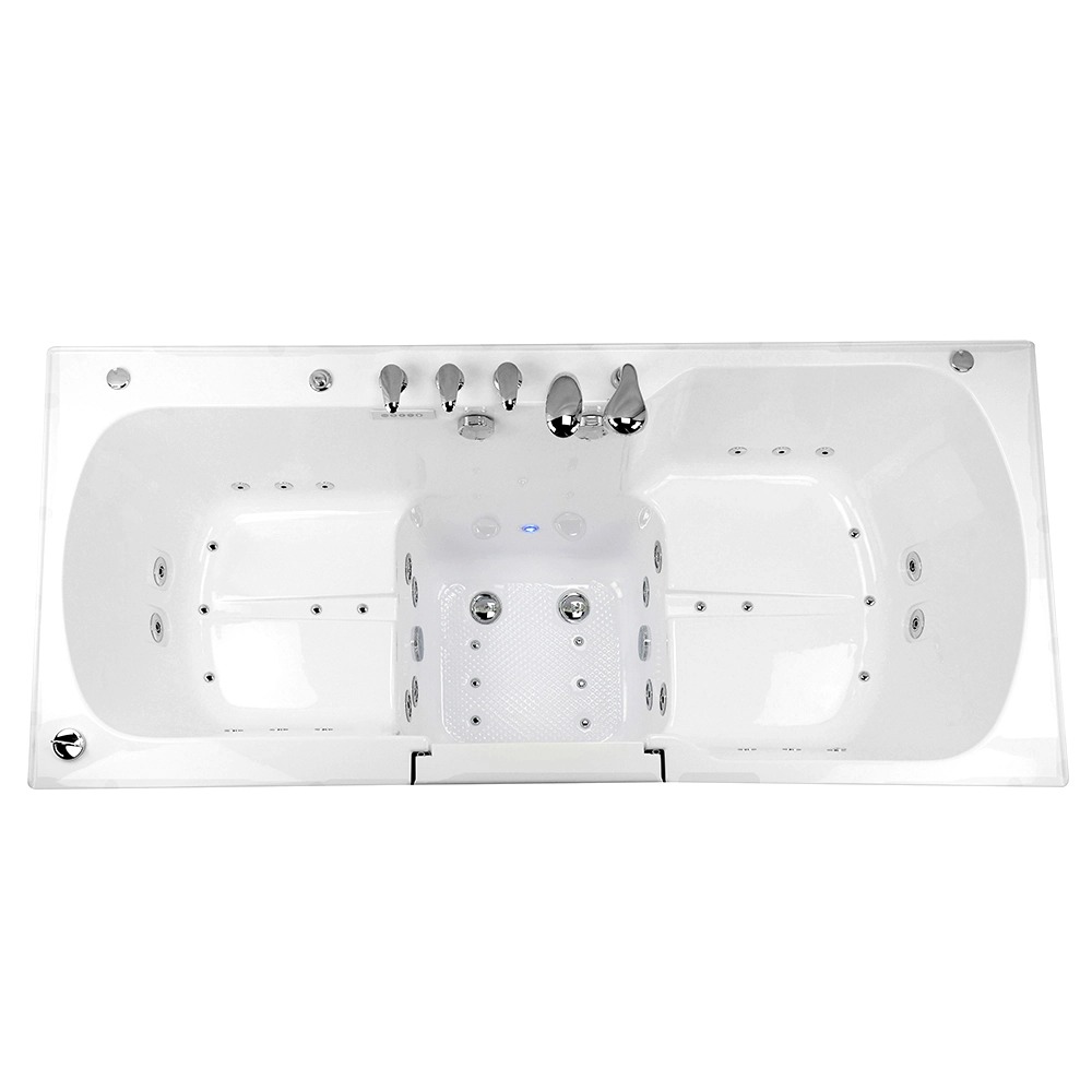 Two Seat Walk-in Bathtub Installation - TubToday