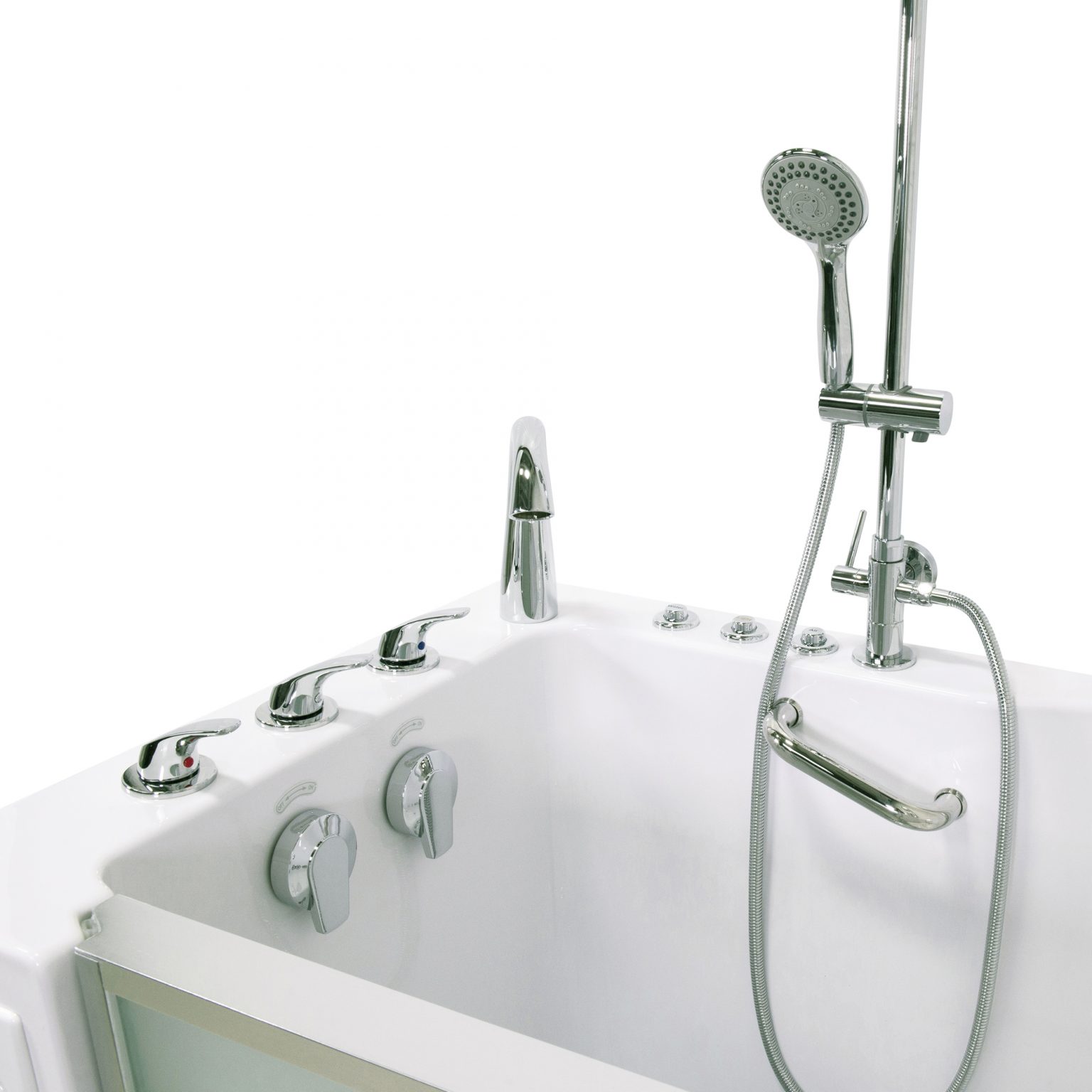 Hand Held Shower Riser Rail - TubToday