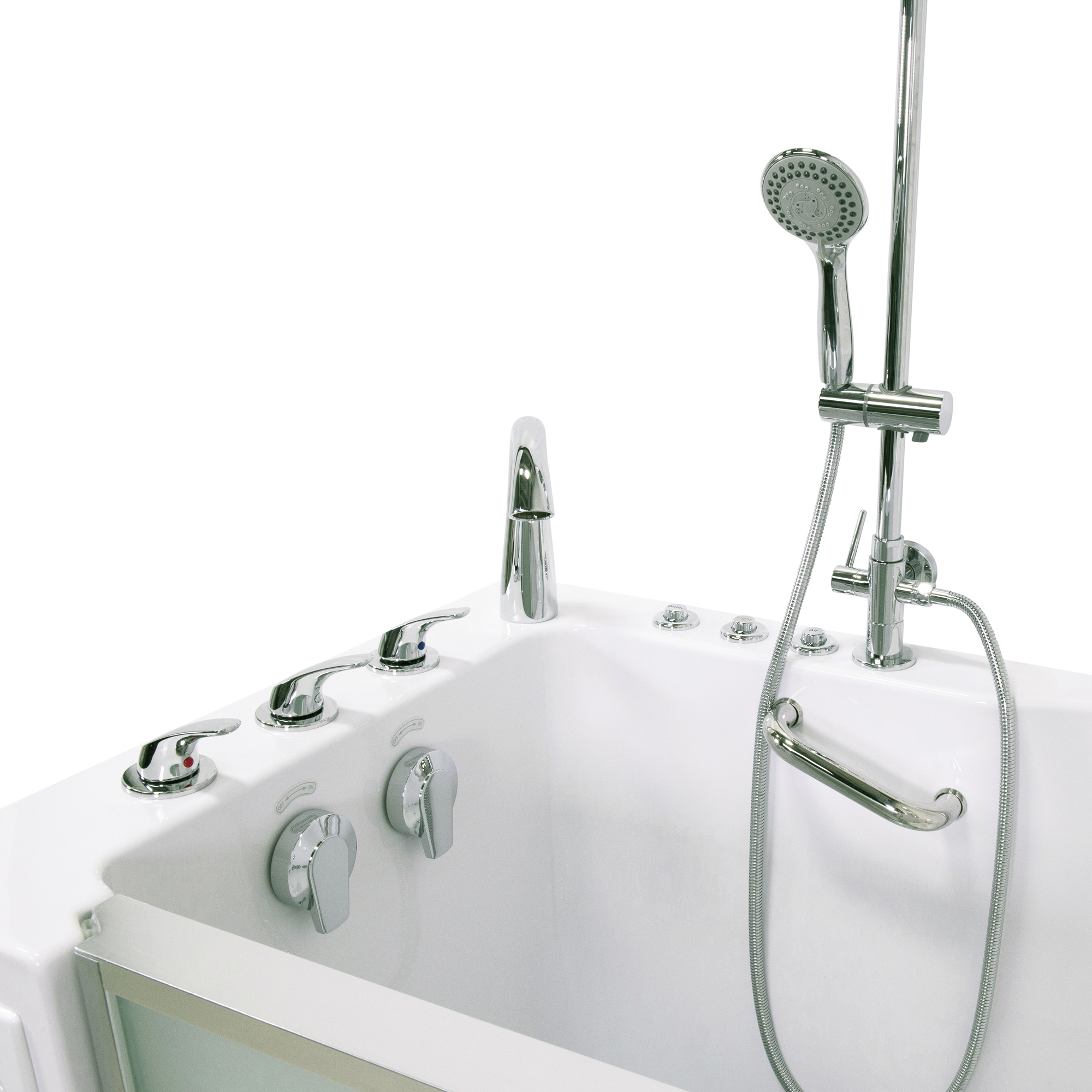 Hand Held Shower Riser Rail - TubToday