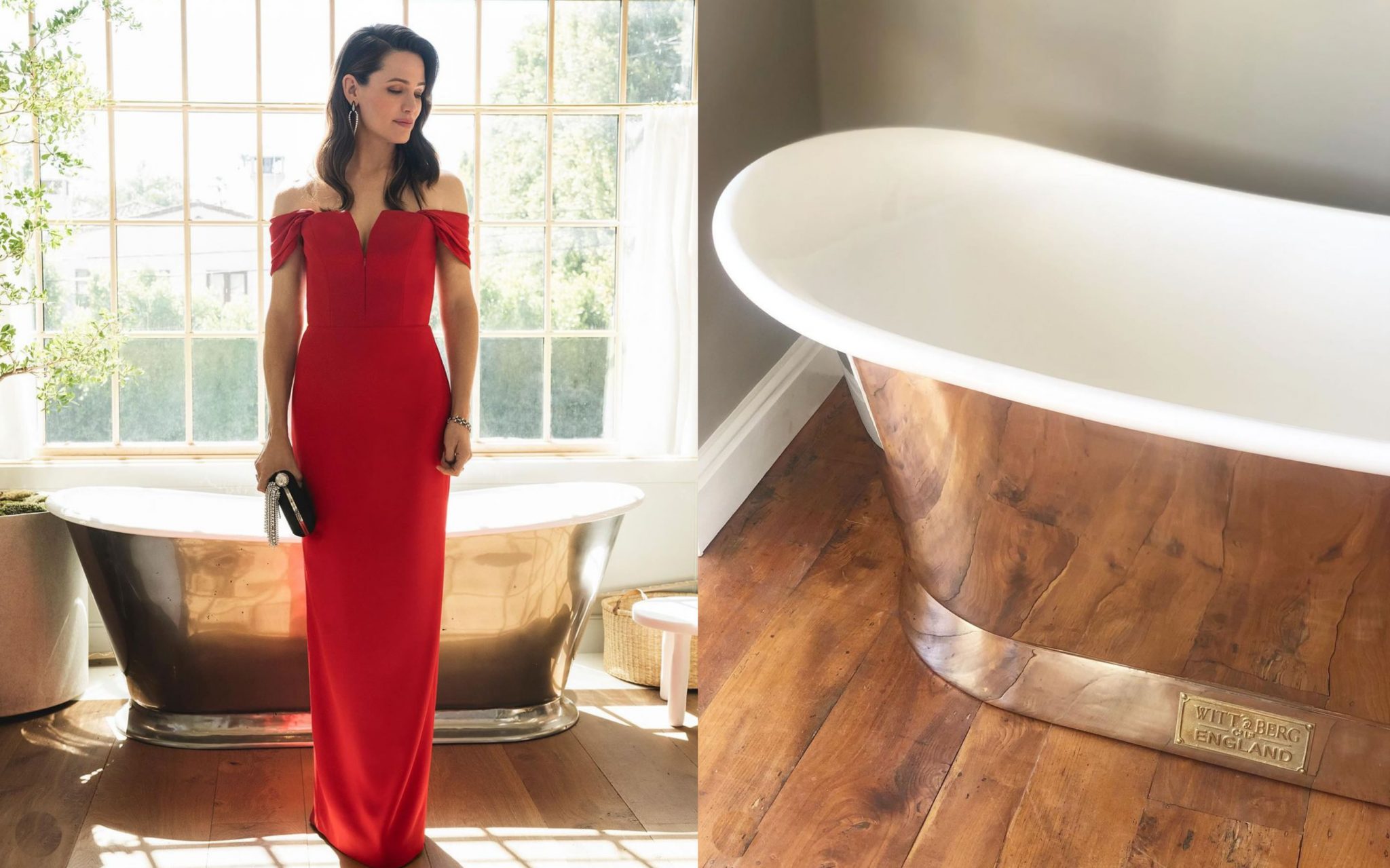 Jennifer Garner's Bateau Bathtub Shines - TubToday