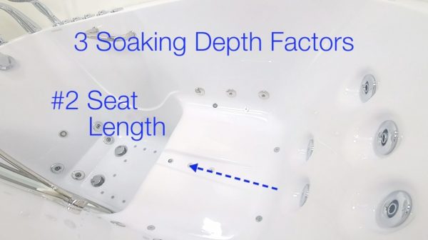 Calculating Soaking Depth in an Ella Walk-in Tub - TubToday
